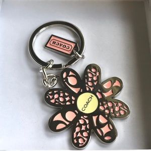 Coach | Accessories | Coach Giant Flower Keychain Charm | Poshmark